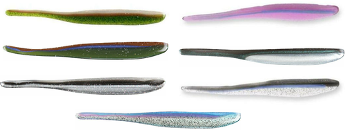 Roboworm Alive Shad 4 inch Drop Shot Bait Bass Fishing Finesse Soft ...