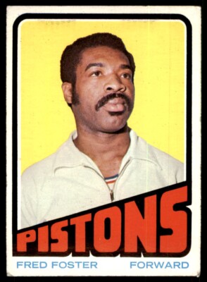 1972-73 Topps Fred Foster Detroit Pistons #66 | eBay