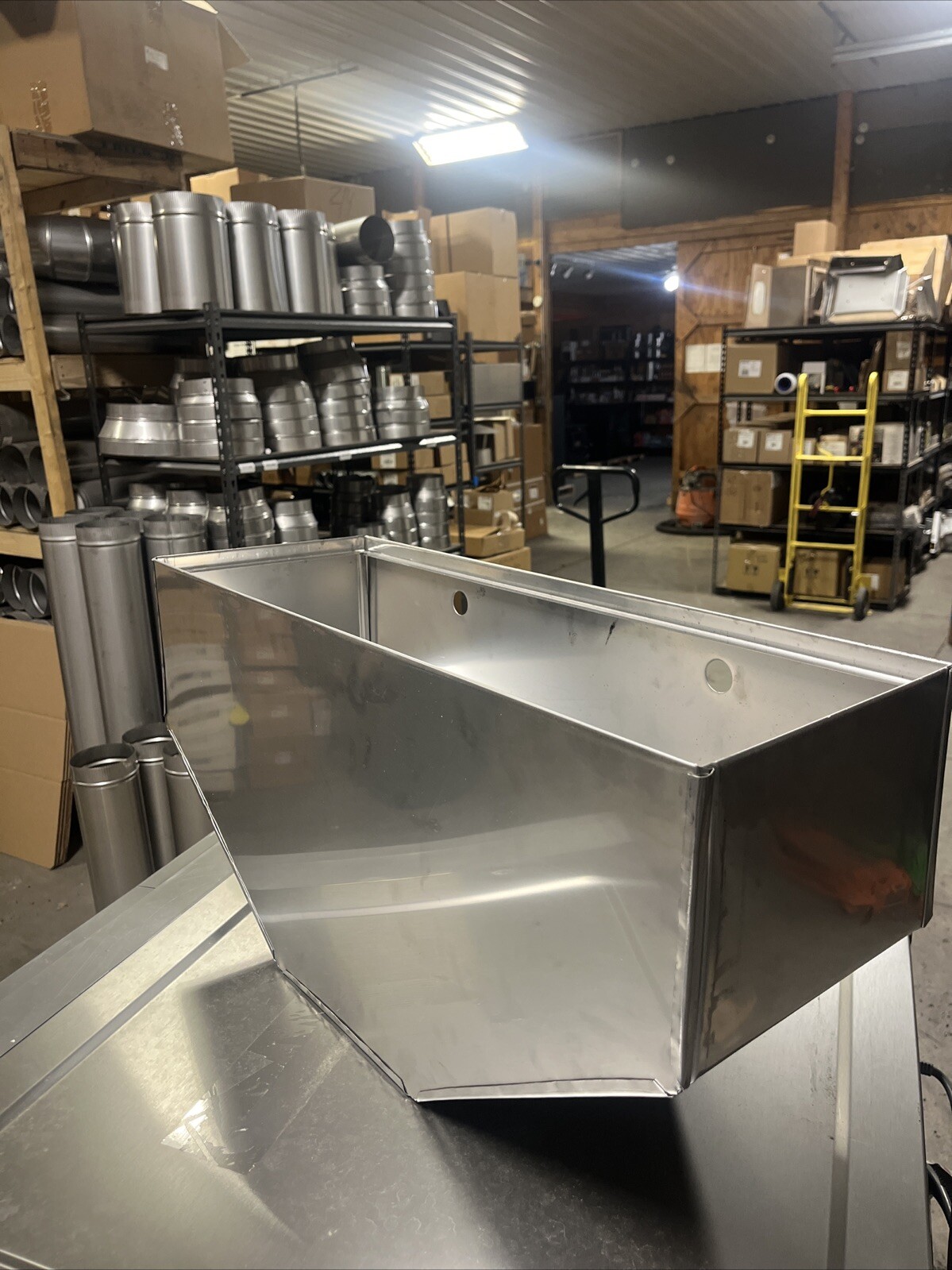 Alaska Kast Konsole Coal Stove Hopper Stainless Steel | eBay