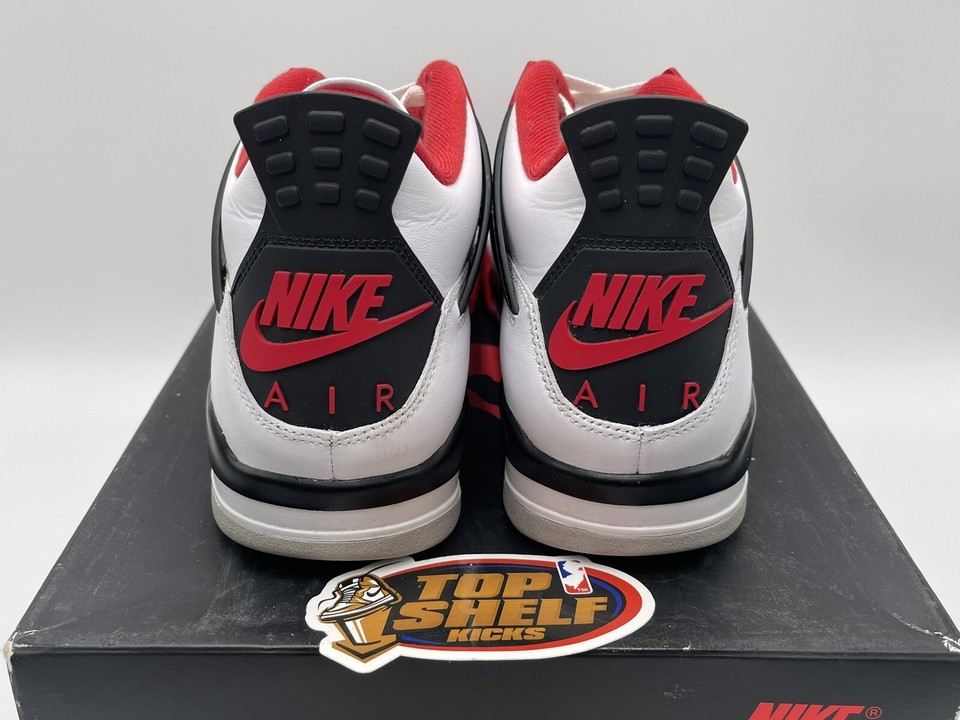 Nike Air Jordan Retro 4 Fire Red 2020 Size 10 Authentic Basketball ...