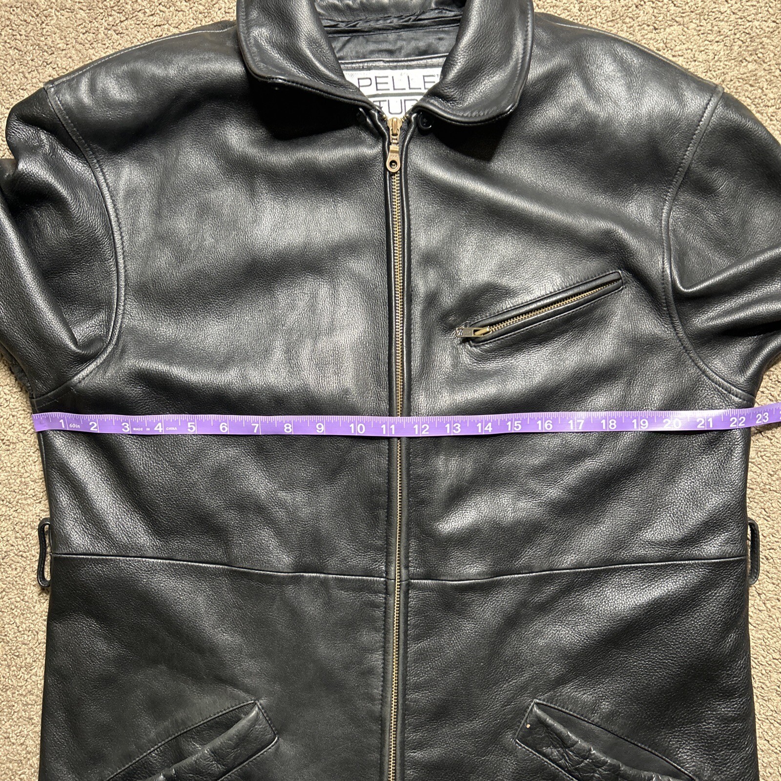 Men's Wilsons Pelle Studio Leather Jacket Black Mediu… - Gem