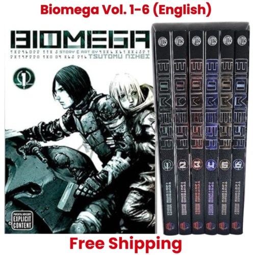 BIOMEGA Manga Vol 1-6 (End) by Tsutomu Nihei English Ver-Price for 1 ...