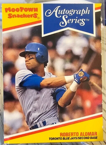 1992 Mootown Snackers Roberto Alomar #13 Toronto Blue Jays | eBay