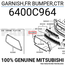 6400C106 Mitsubishi Extension fr bumper 6400C106 Genuine OEM Part for ...