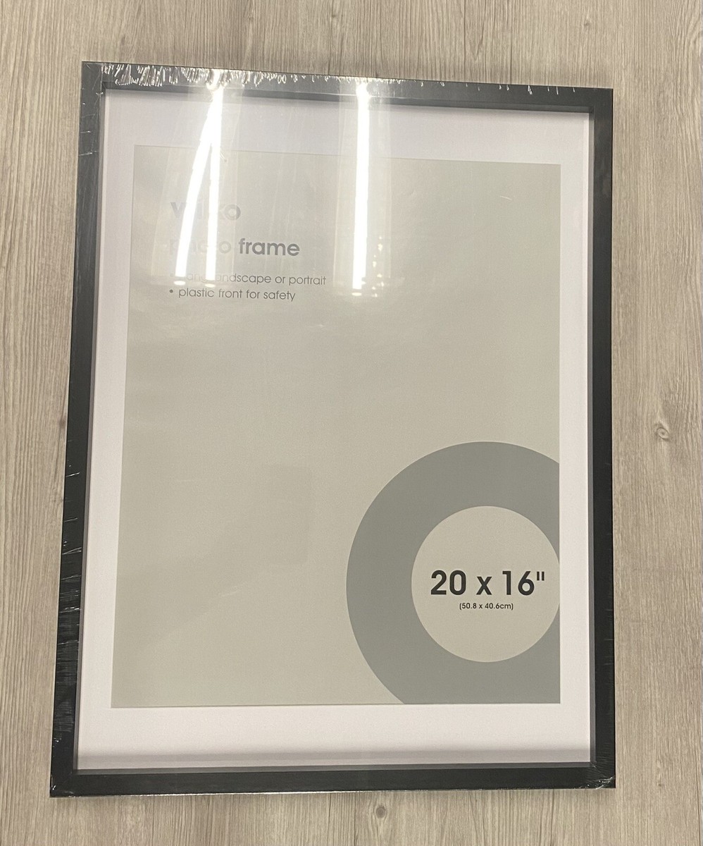 20x16 Frame Contemporary 20x16 Black Picture Frame Including A 16x12