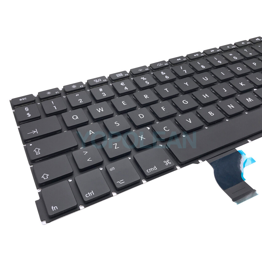 Denmark Danish Keyboard + Backlight For Macbook Pro Retina 13" A1502 ...
