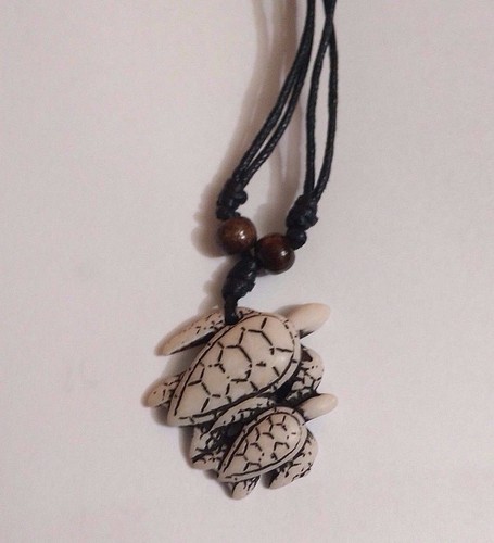 Over 30 STYLES Resin 1" to 2" TURTLES TORTOISES Pendant 18-34" Adj Cord ...