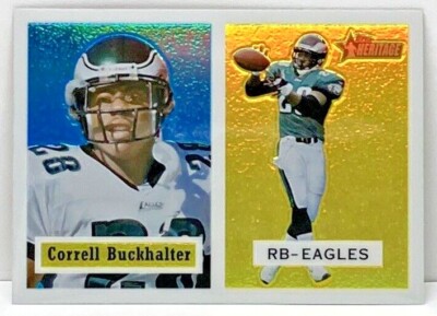 2002 Topps Heritage CORRELL BUCKHALTER Retrofractors /577 Card #31 ...