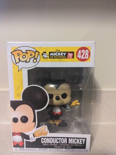 Funko Pop Disney Mickey 90 Years : Conductor Mickey #428 Vinyl "MINT ...