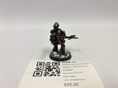 Warhammer 40,000 Ortan Cassius, Ultramarines Chaplain GQM-12 | eBay
