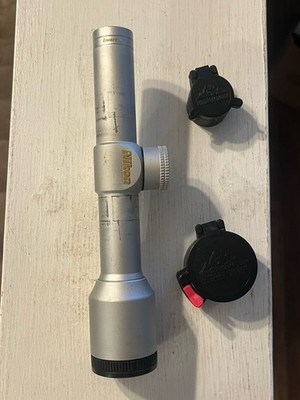 Nikon Encore 2X20 Pistol EER Scope SS Stainless Steel Standard Duplex ...