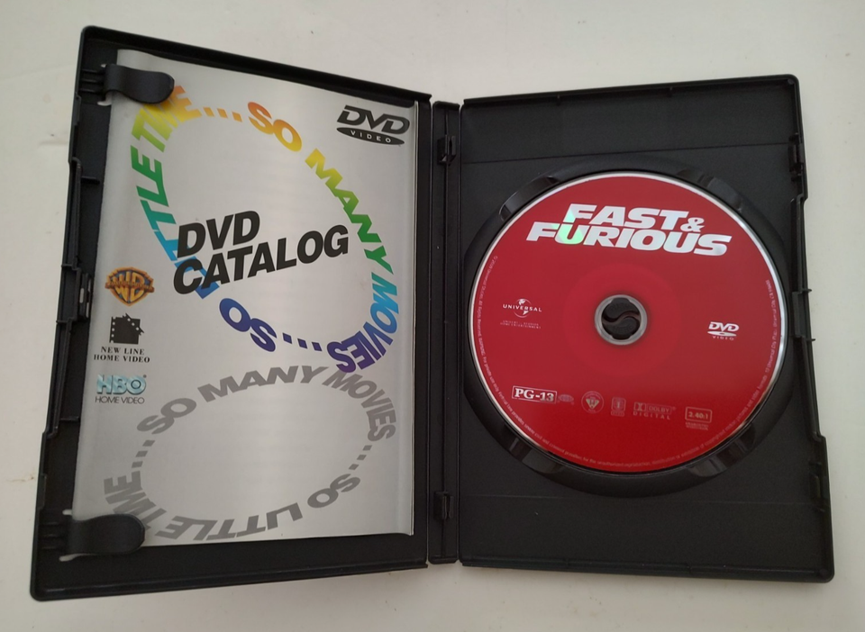 Fast & Furious (DVD, 2009, Widescreen) Vin Diesel Paul Walker Michelle ...