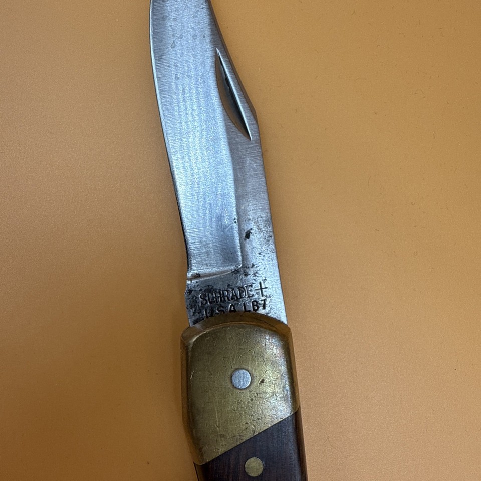 Vintage Schrade LB7 USA Folding Lockback Knife | eBay