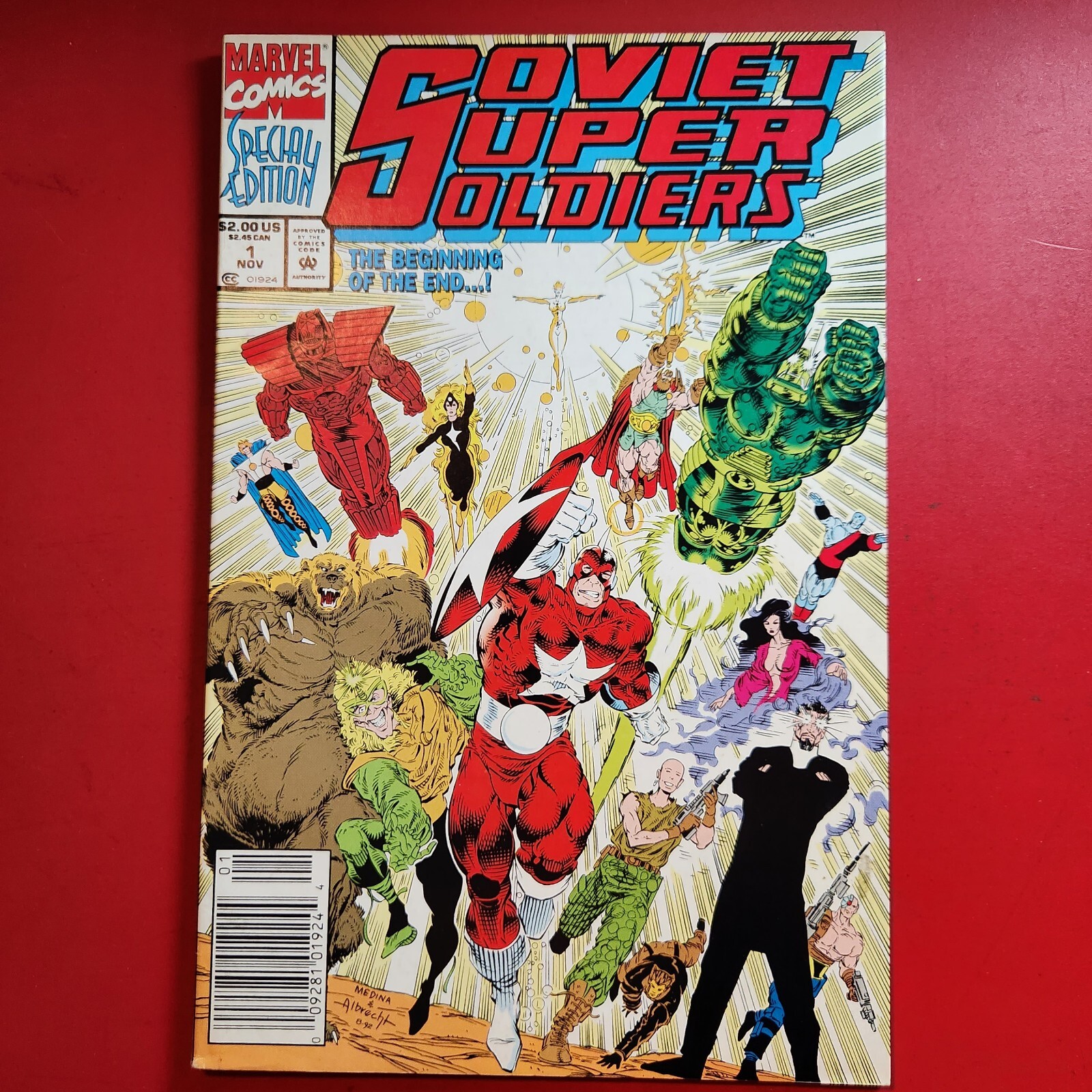 Soviet Super Soldiers #1 Special Edition 1992 Marvel Comic Book Fine | eBay