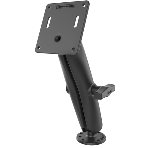RAM-101U-D-2461 RAM Mounts C-Size Double Ball Mount with 75x75mm VESA ...