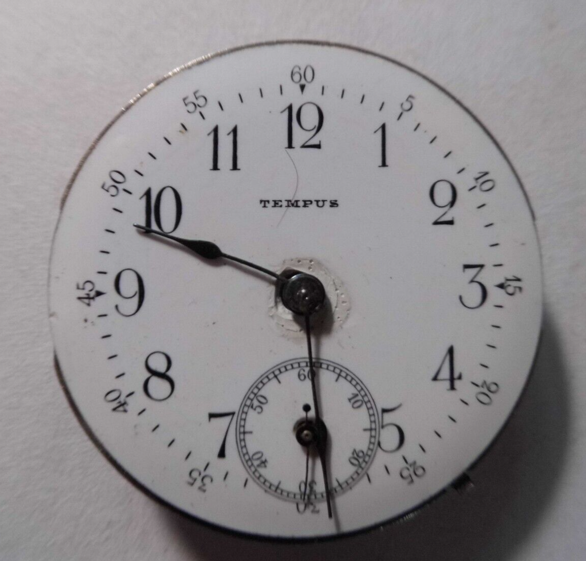 Vintage Pocket Watch Movement w/ Dial (Temus) 4 Parts Lot A37 | eBay