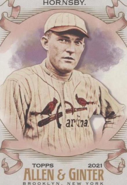 2021 Topps Allen & Ginter's - Rogers Hornsby #177 for sale online | eBay