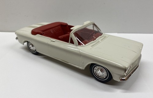 Vintage AMT 1963 Chevy Corvair Convertible 1:25 Scale Promo Model WHITE ...