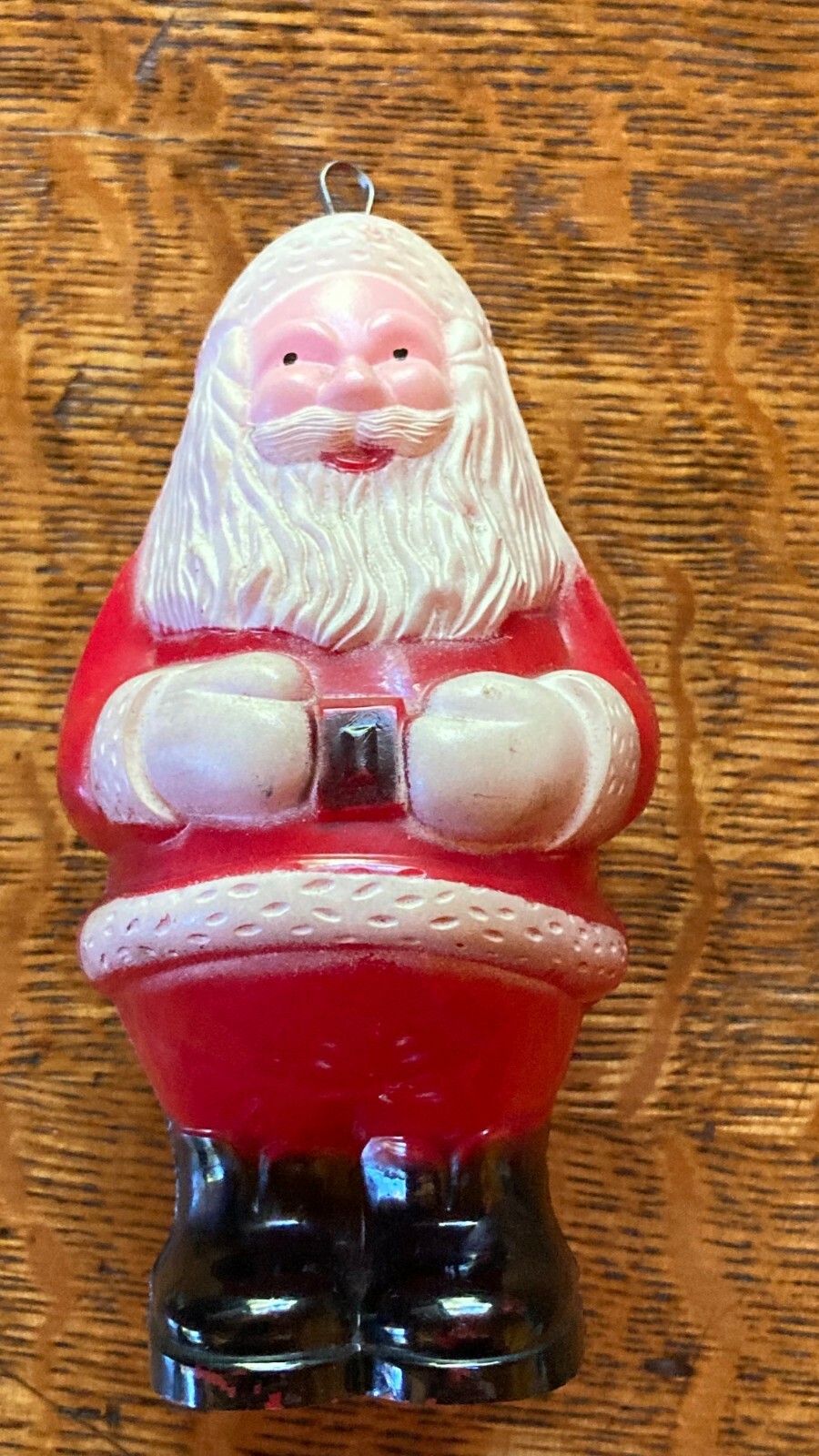 Vintage Antique Hard Plastic Santa Figure Light Holder Christmas ...