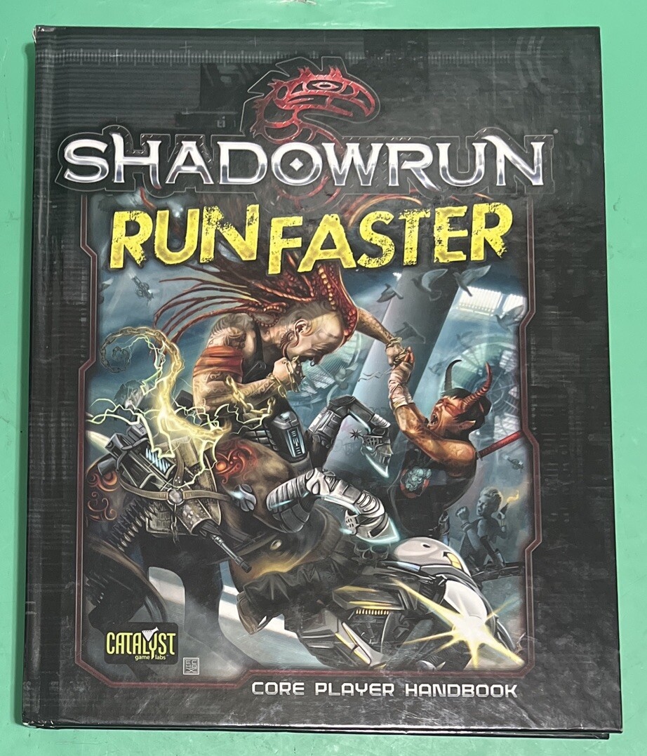 Shadowrun 5th Edition Run Faster Core Player Handbook for sale online ...