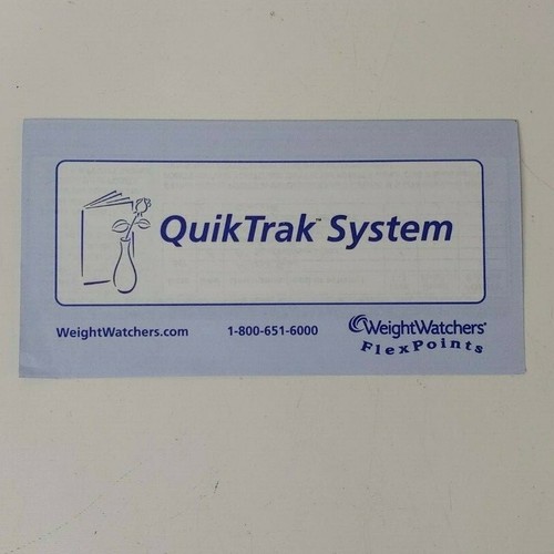 Weight Watchers FlexPoints QuikTrak System WW Log Book | eBay