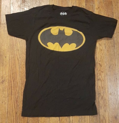 Batman Mens Emblem Graphic Logo T-Shirt Black Size S Small RN 115665 | eBay