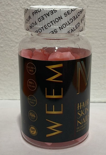 WEEM Hair Skin and Nails Gummies - Supports Healthy Hair ( pack of 3 ...