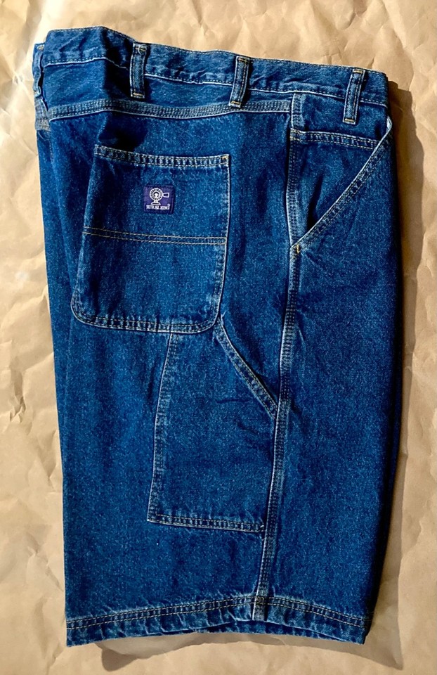 Mens RK Brand Real Work Wear Size 46” Denim Carpenter Shorts | eBay