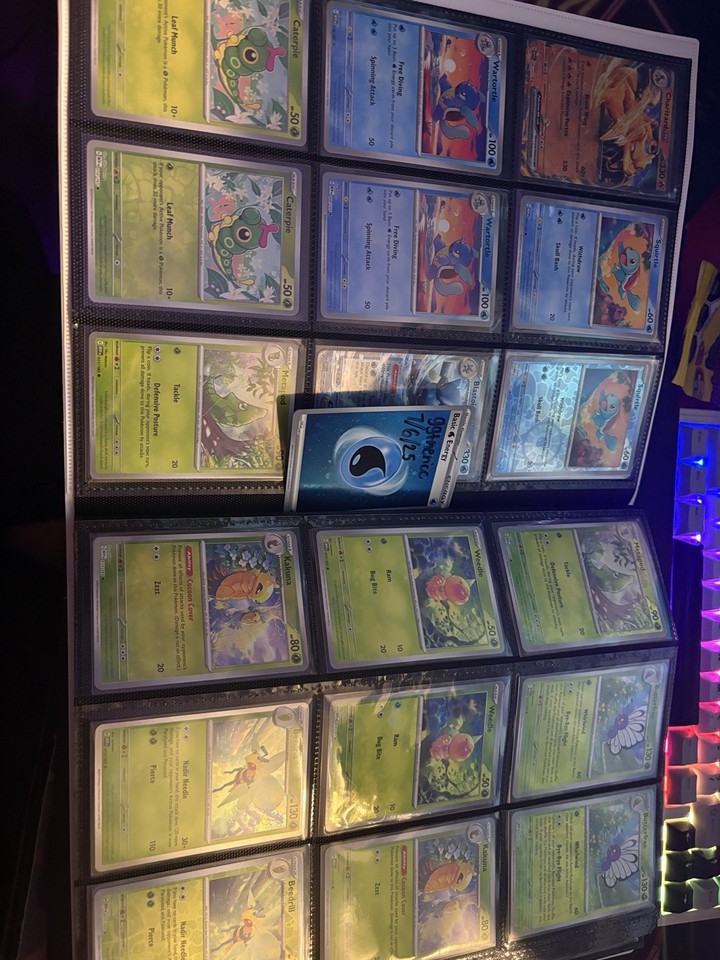 Pokemon 151 Base Master Holo Set 1-165 With Reverses With Binder ...