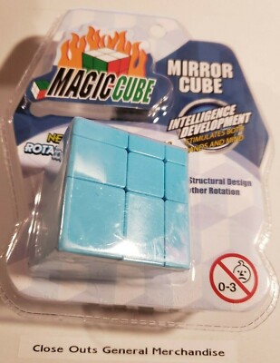 MAGIC CUBE BLUE MIRROR CUBE 2.5X 2.5 inch NEW SEALED | eBay