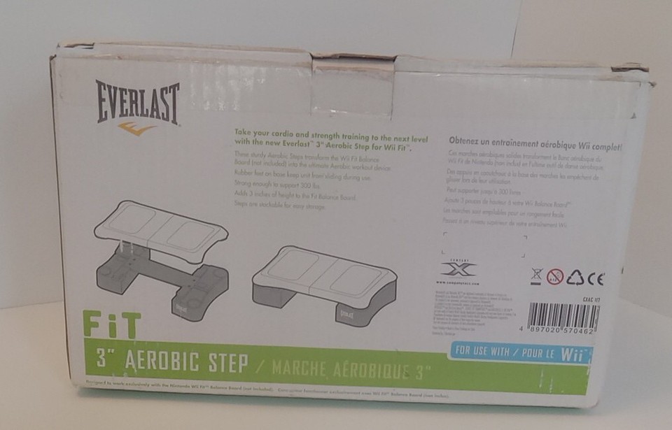 Everlast - 3" Aerobic Step for Nintendo Wii Balance Board OPEN BOX ...