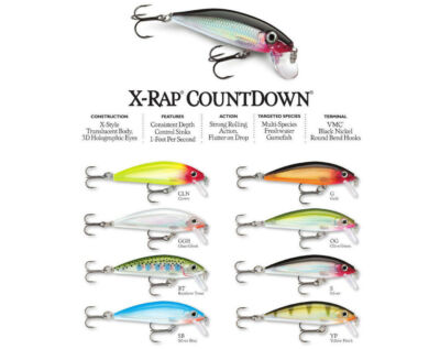 Rapala X-Rap Countdown 7cm Hardy Body Fishing Lure - Choose Colour BRAND NEW @ e | eBay Australia