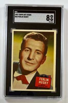 1957 Topps Hit Stars #38 Ferlin Husky SGC 8 NM-MT GC29 | eBay