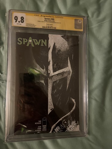 SPAWN 285 CGC 9.8 SS JASON SHAWN ALEXANDER SKETCH ORIGINAL ART RARE | eBay