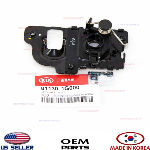 Genuine Hood Latch Lock ⭐OEM⭐ Hyundai Accent Kia Rio Rio5 2006-2011 ...