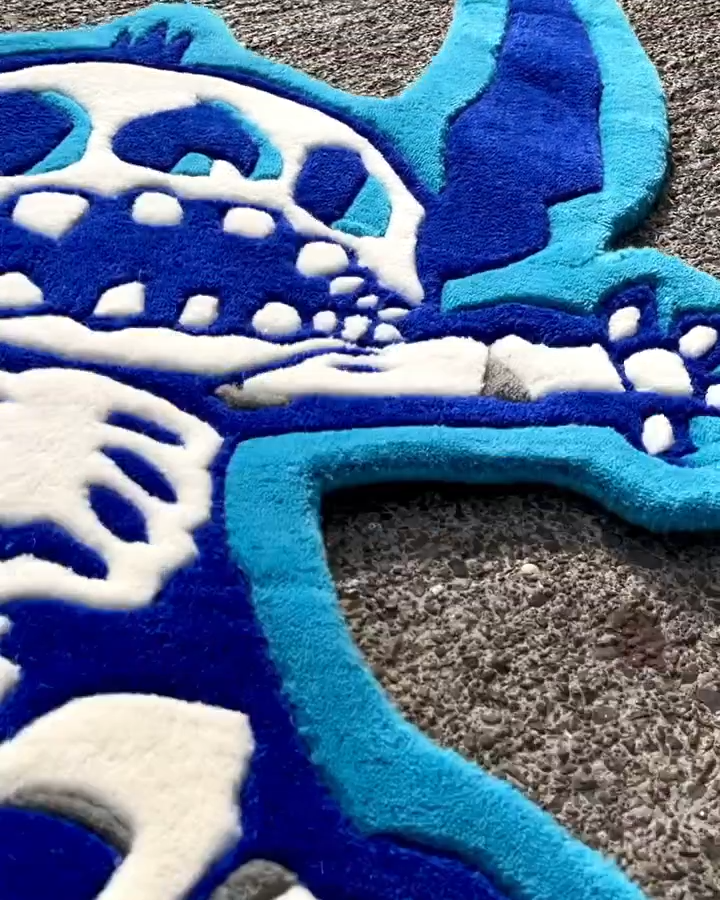 Skeleton rug Hand-Tufted 100% Wool Handmade Area Rug Carpet for Home ...