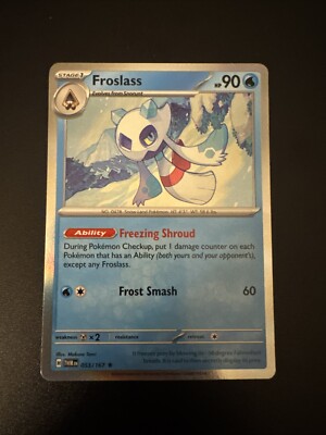 Pokémon TCG Froslass 053/167 Twighlight Masquerade Holo Rare NM/M | eBay