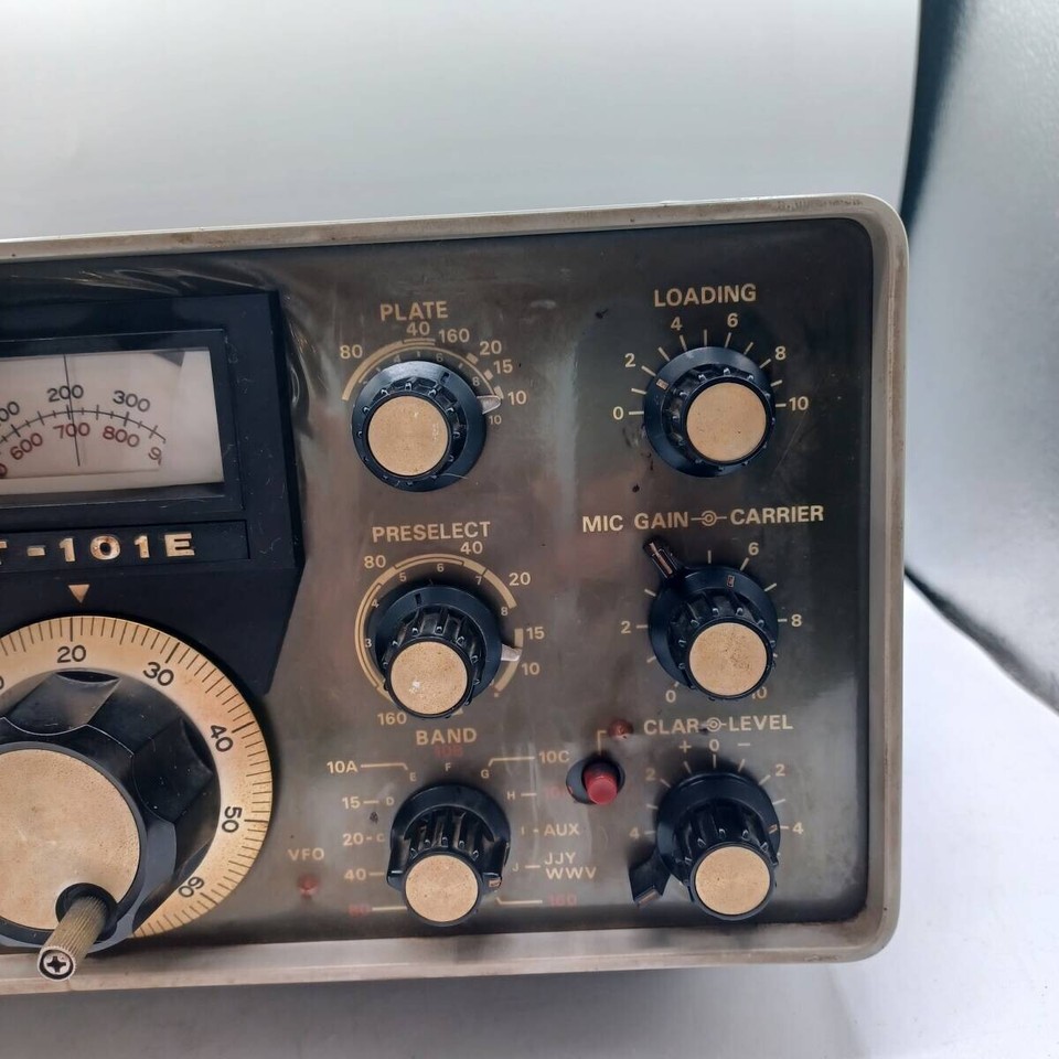 Yaesu Model FT-101E SSB Ham Radio Amateur HF Transceiver 13.6kg Audio ...