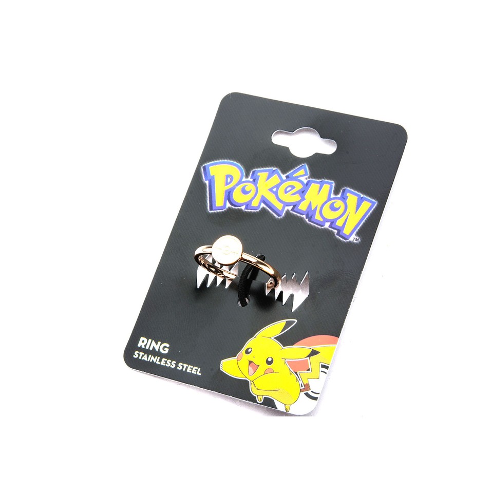 Pokemon Poke Ball Rose Gold PVD Plated Stainless Steel Ring | 8 | eBay