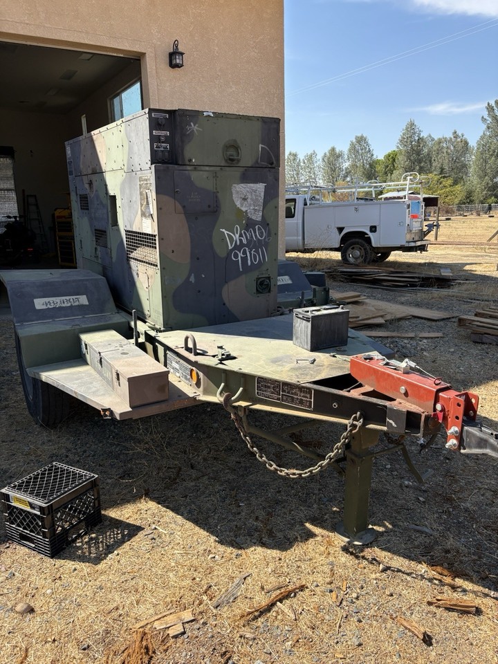 John Deere MEP-806b 60kw Generator Set On Trailer LOCAL PICKUP ONLY ...