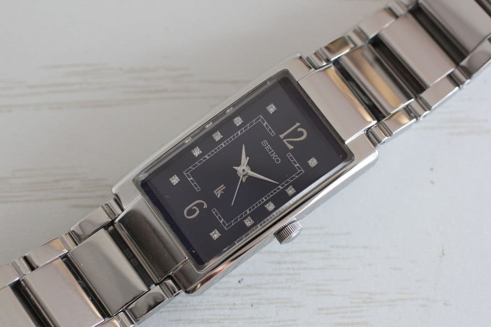 SEIKO LUKIA Watch Model 1F21-5E20 Quartz Analog Beautiful Design | eBay ...