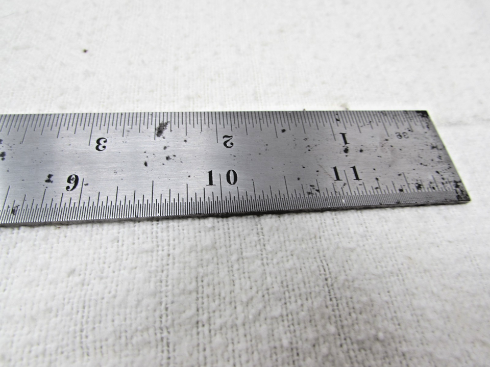 3 High Quality No. 4 Grad. Machinist Scales or Rules Craftsman, Fisco ...