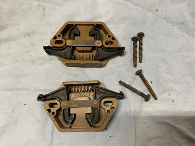 83-90 Ford Bronco II Rear Cargo Retractor Cover Mounts OEM Tan 1983 ...