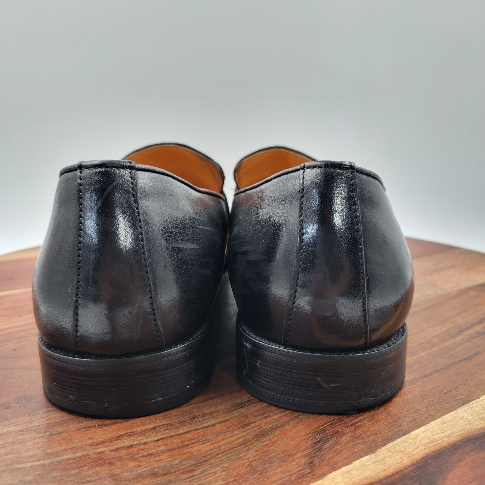 Daniel Wafer Penny Loafer Shoes Mens 46 / 12 Black Le… - Gem