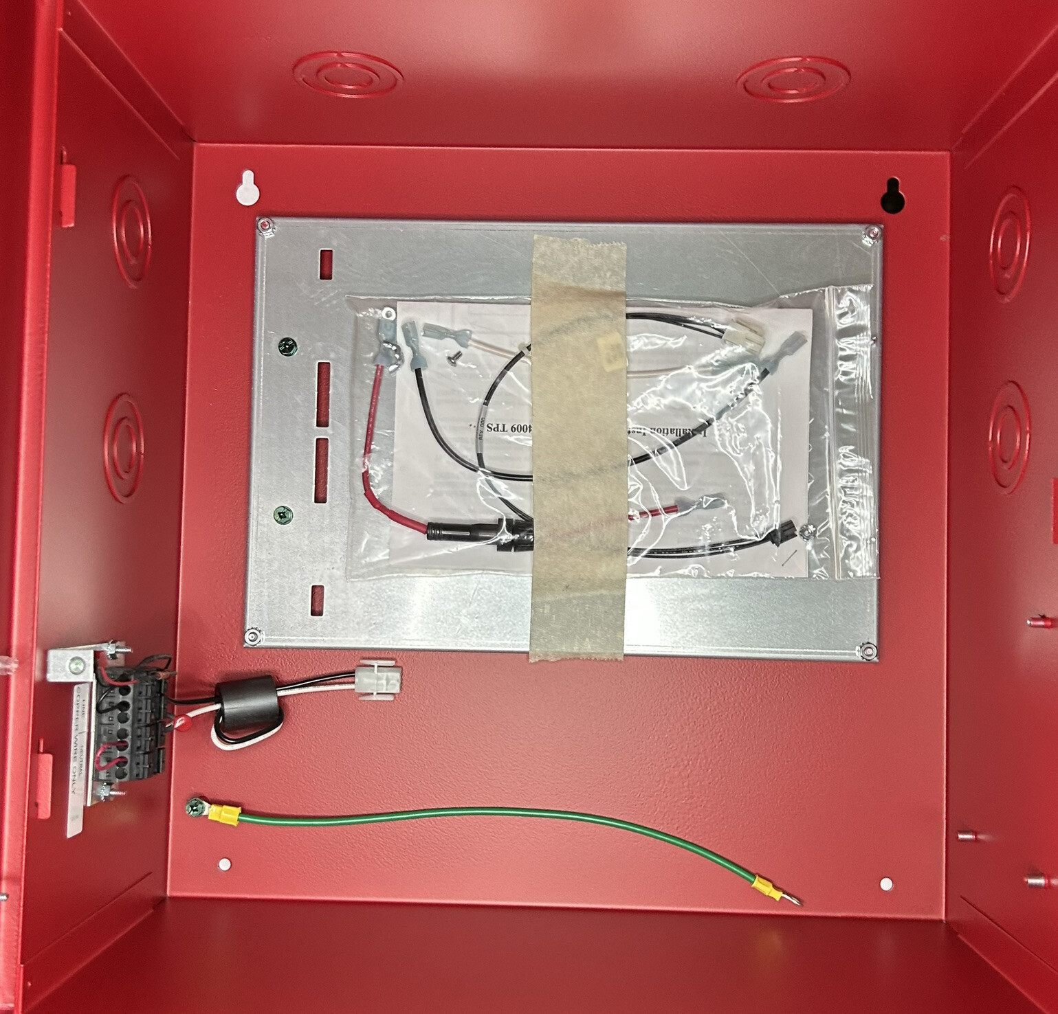 NEW SIMPLEX TPS FIRE CONTROL CABINET BEIGE(RED) 4009-TPS 2975-9230, NIB ...