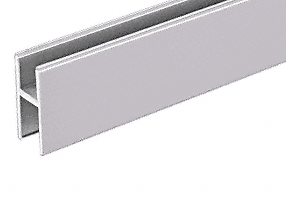 Brite Anodized Aluminum 'H' Bar for Use on All CRL Track Assemblies 144 ...