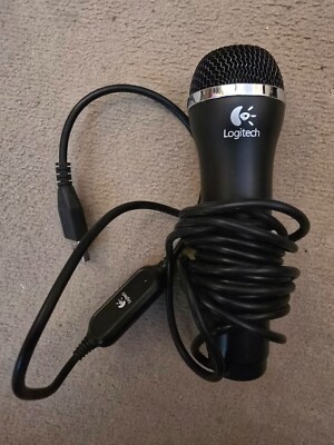 Logitech USB Mikrofon Schwarz für Nintendo Wii PS2 PS3 Xbox | eBay.de