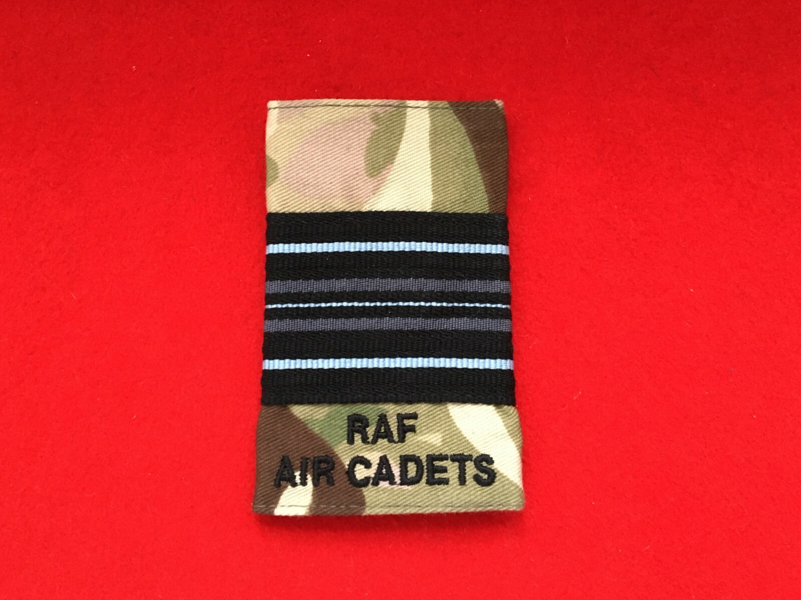 Royal Air Force RAF Air Cadet Officer Multicam Rank Slides ATC Rank ...