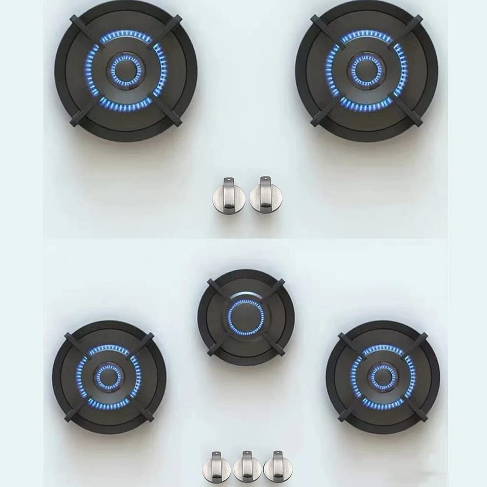 6pcs Universal Gas Stove Knobs Cooker Oven Hob Control Knobs Switch 6mm ...