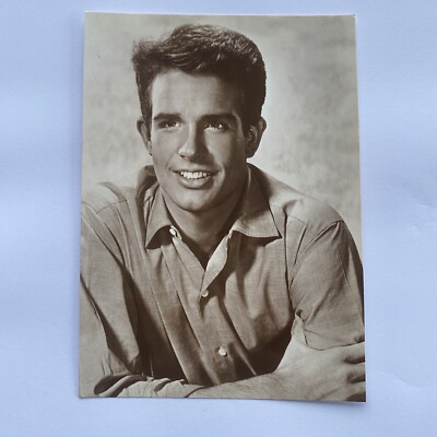 Warren Beatty Postcard Portrait Sepia UNP Continental | eBay
